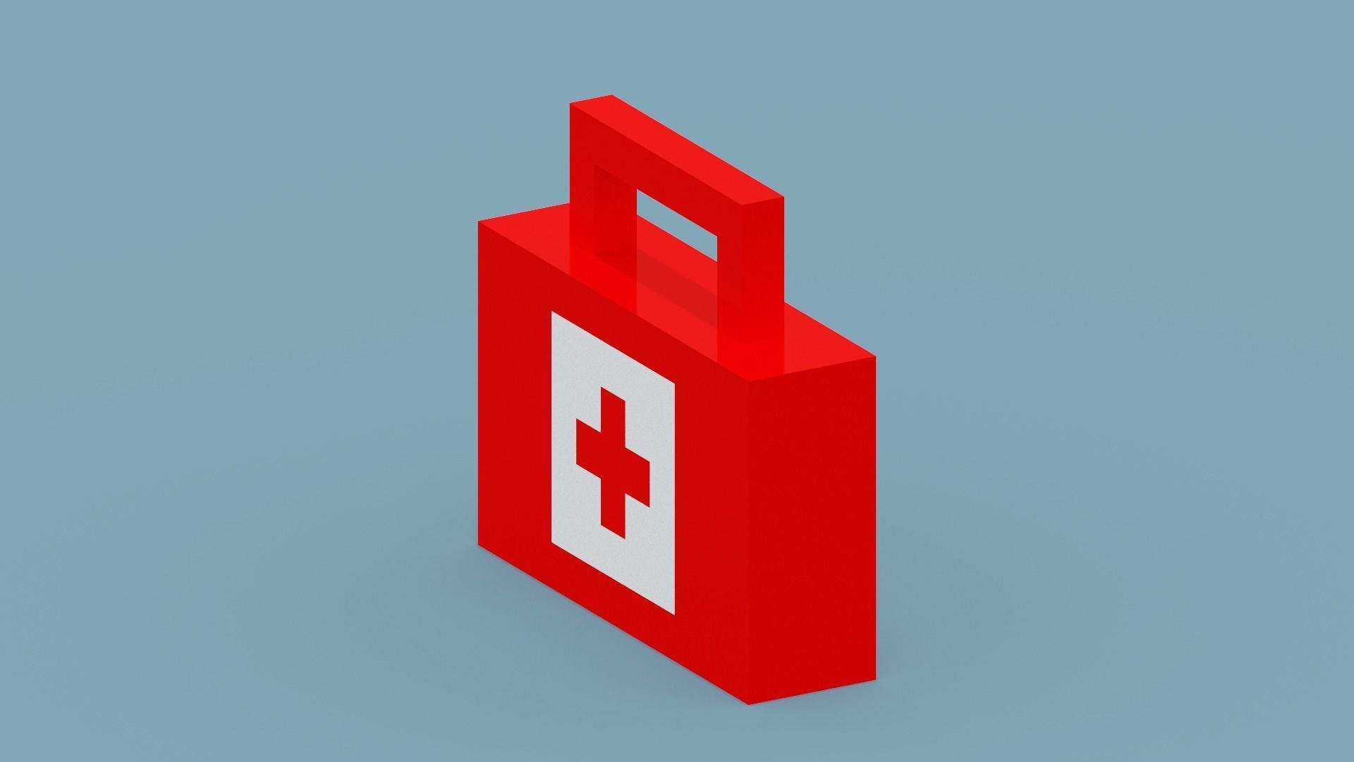 3D model Voxel Medkit VR / AR / low-poly | CGTrader