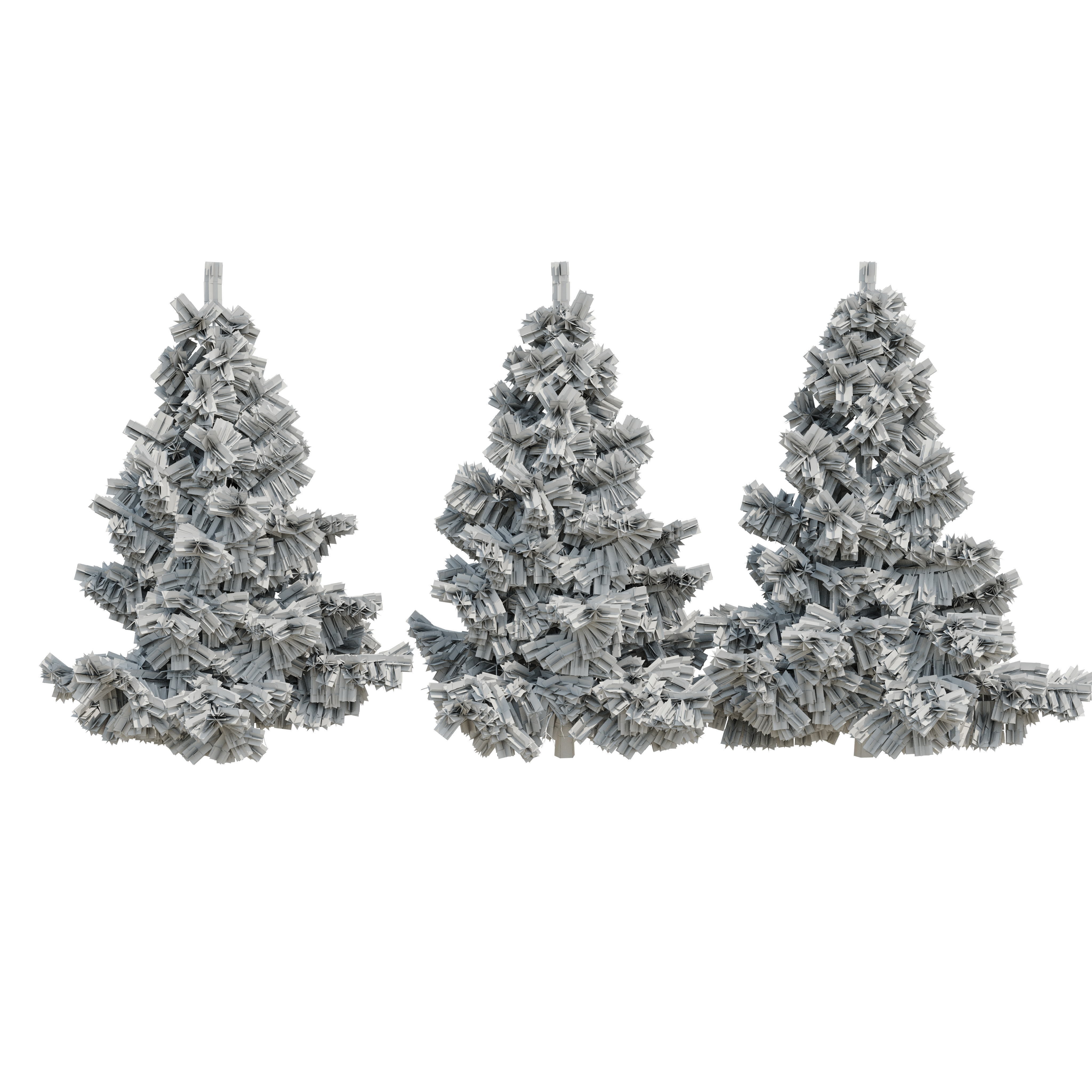 Spruce from 1m to 2m 3D model | CGTrader