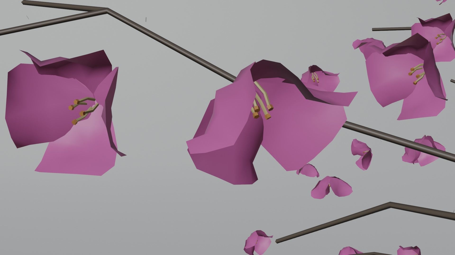 Model Japan Sakura Tree free 3D model | CGTrader