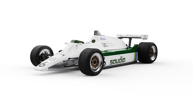Williams FW08 - 1982 3D model | CGTrader
