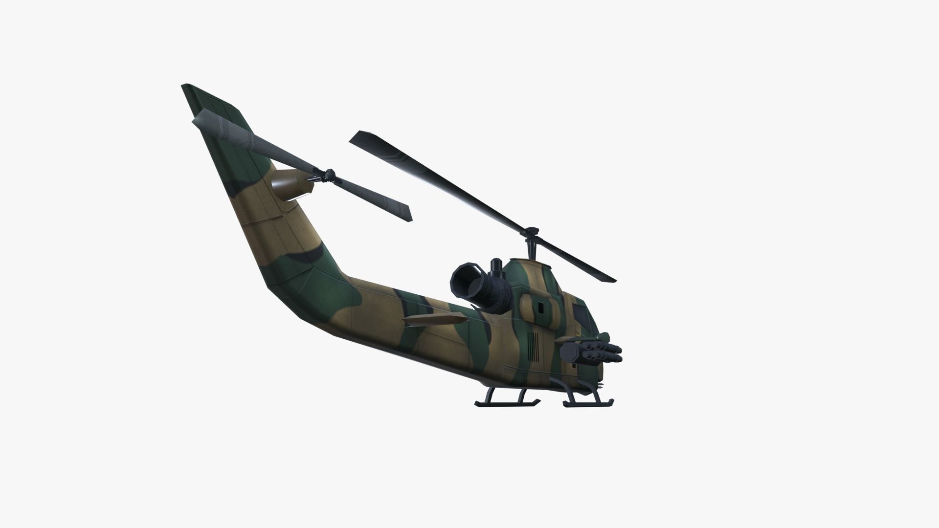 3D model Low Poly Bell AH-1 Cobra VR / AR / low-poly | CGTrader