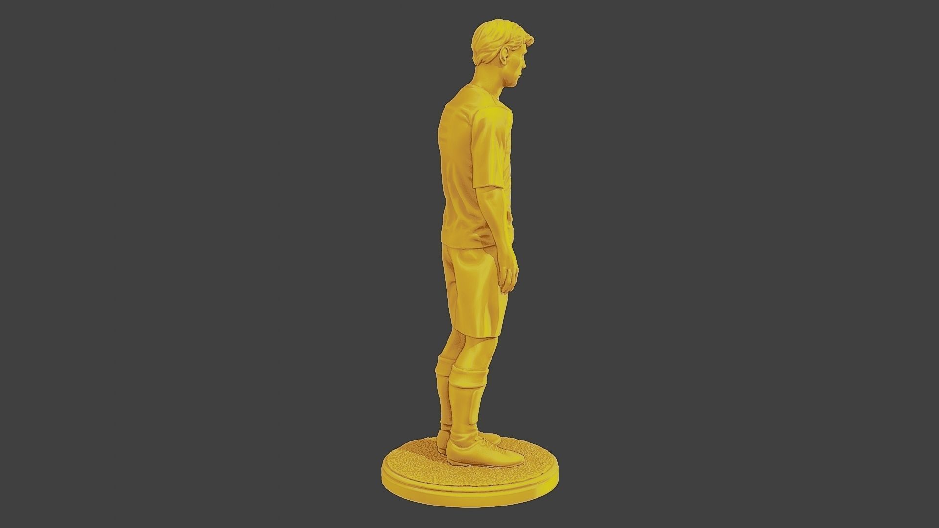 Soccer Player SP 023 3D model 3D printable | CGTrader