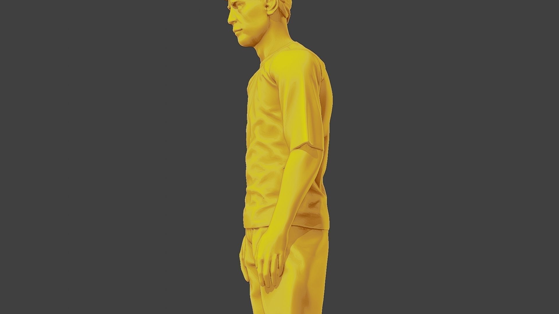 Soccer Player SP 023 3D model 3D printable | CGTrader