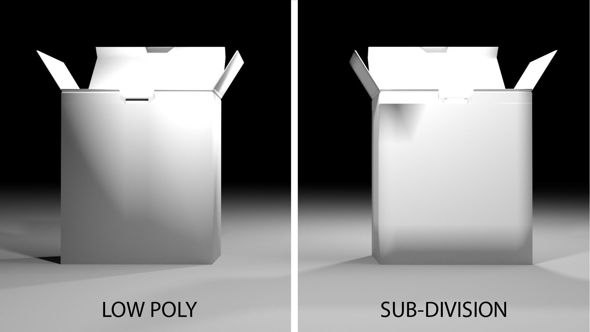 Cardboard Box - Rectangular High 3D model | CGTrader