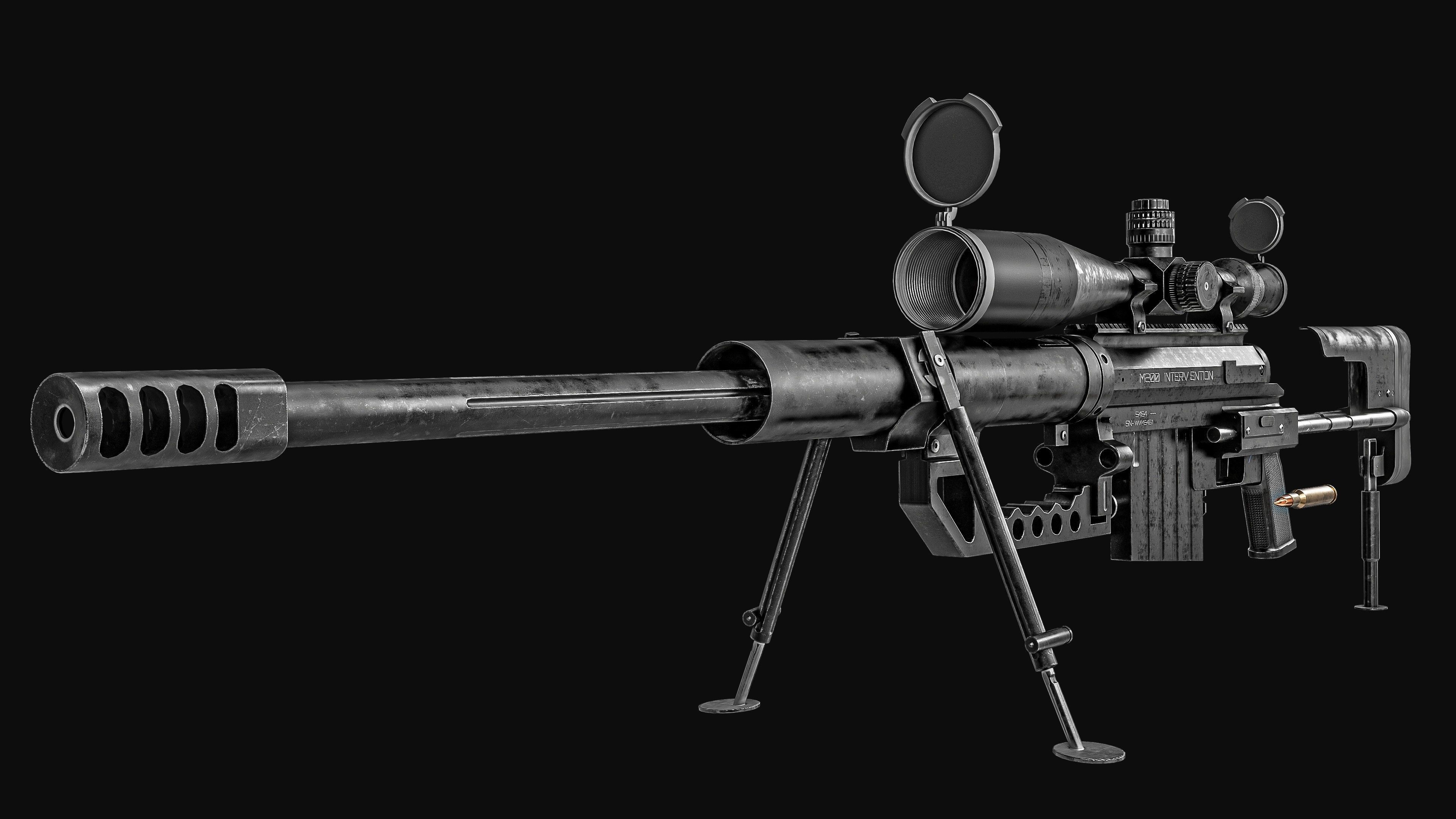 3D model Cheytac M200 Sniper Rifle VR / AR / low-poly | CGTrader