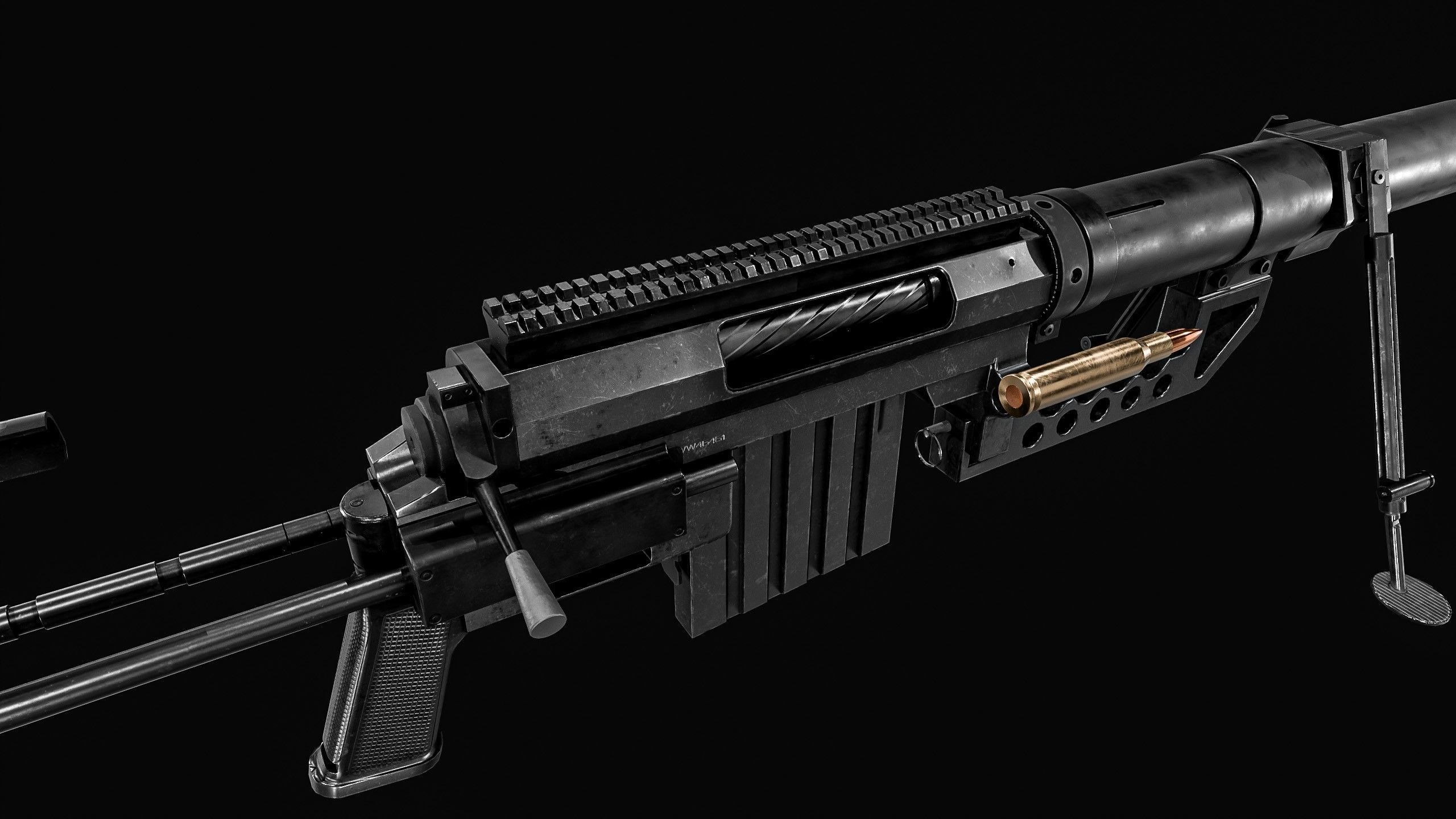 3D model Cheytac M200 Sniper Rifle VR / AR / low-poly | CGTrader