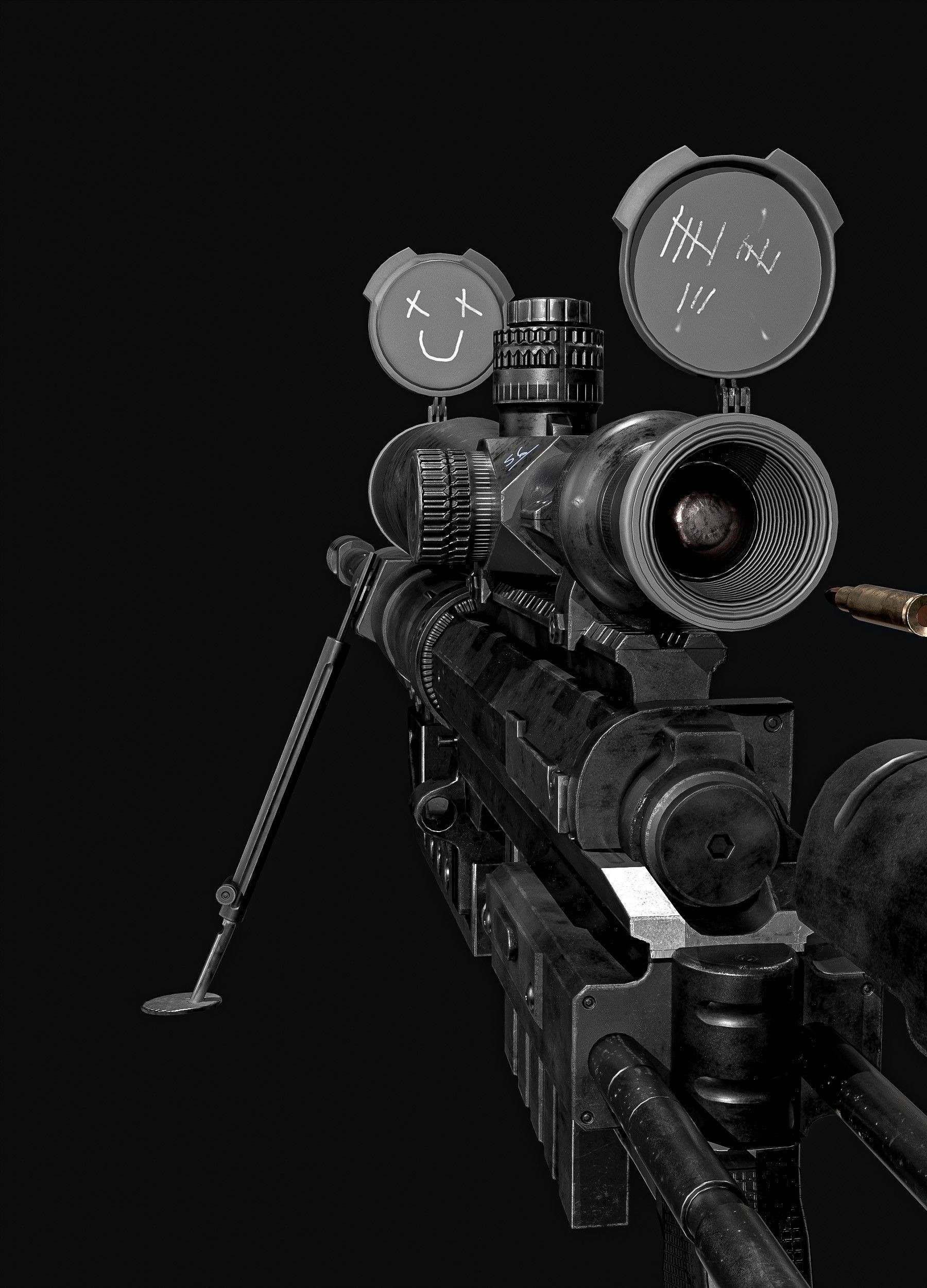 3D model Cheytac M200 Sniper Rifle VR / AR / low-poly | CGTrader