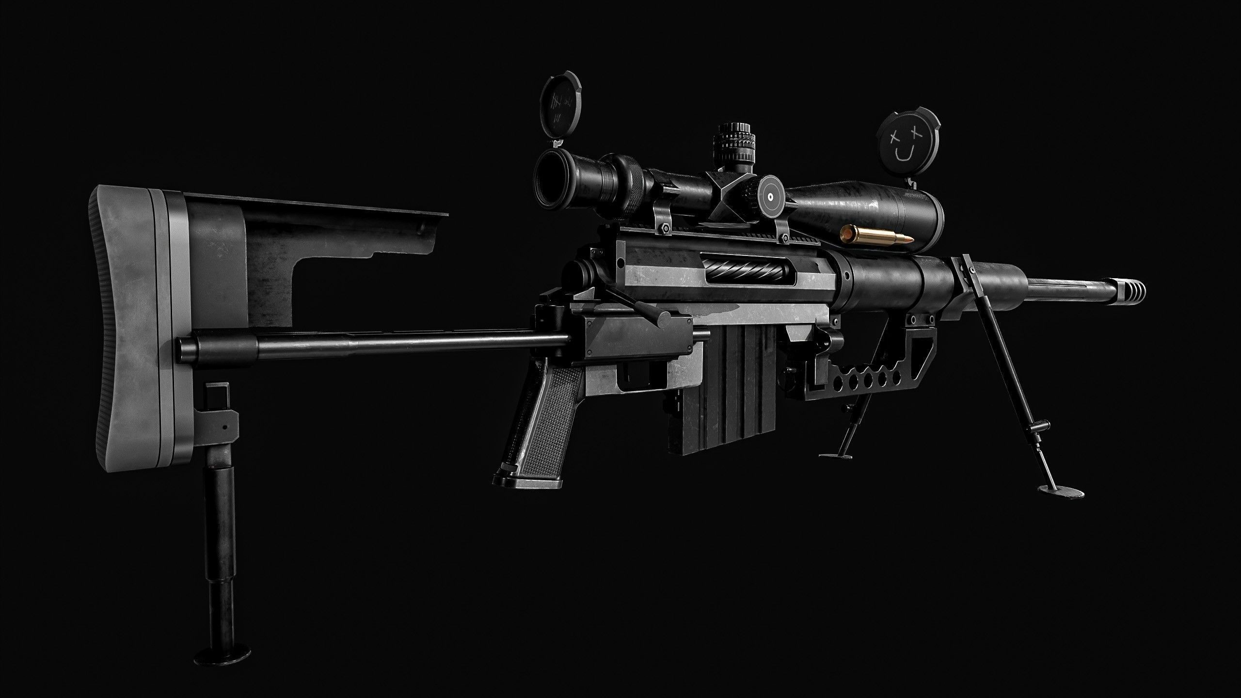 3D model Cheytac M200 Sniper Rifle VR / AR / low-poly | CGTrader