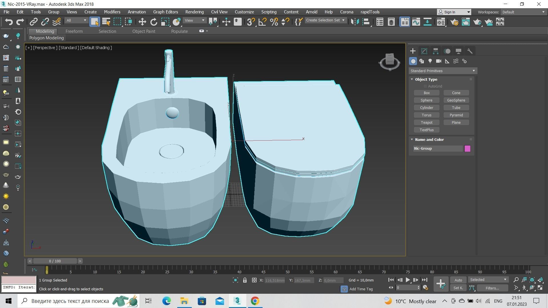 Nic Pin 3D model | CGTrader