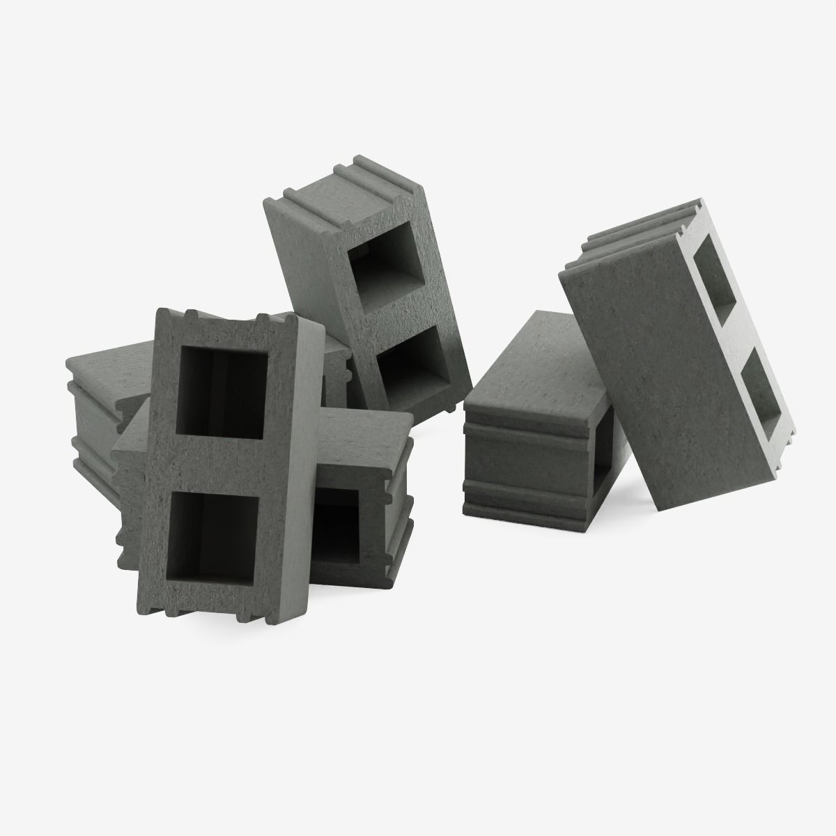 3D model Concrete Construction Blocks VR / AR / low-poly | CGTrader