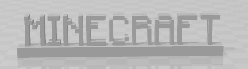 Minecraft display stand no supports 3D model | CGTrader