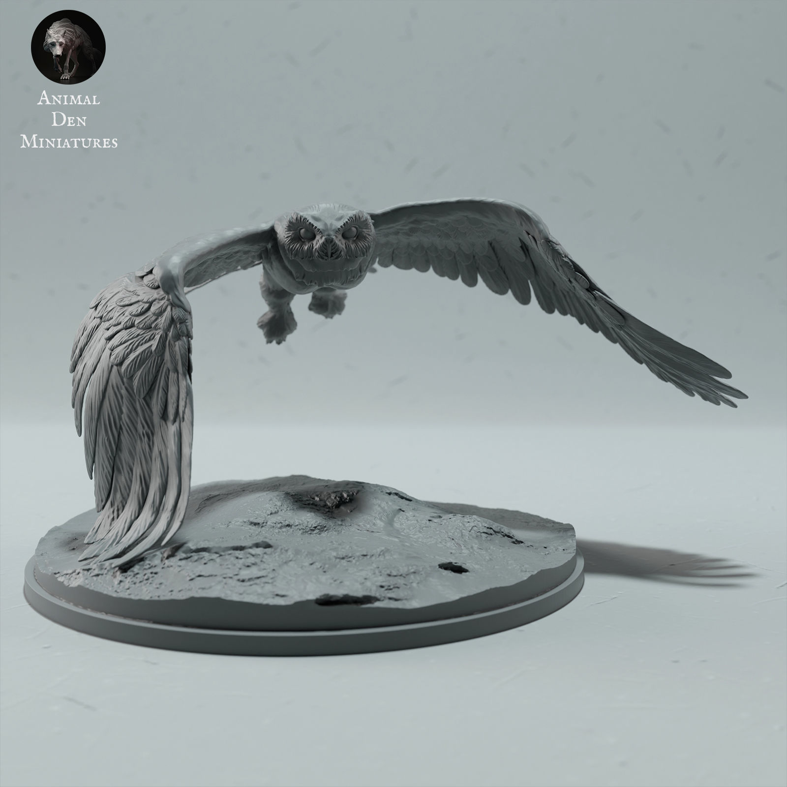 Snowy Owl 3D model 3D printable | CGTrader