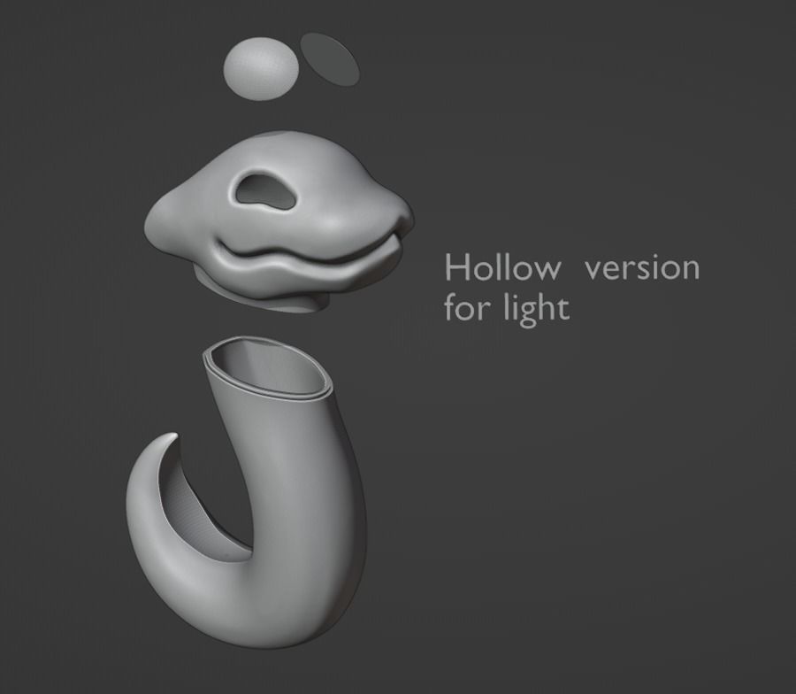 Owl house - Luz Stringbean staff - cosplay Palisman 3D model 3D ...