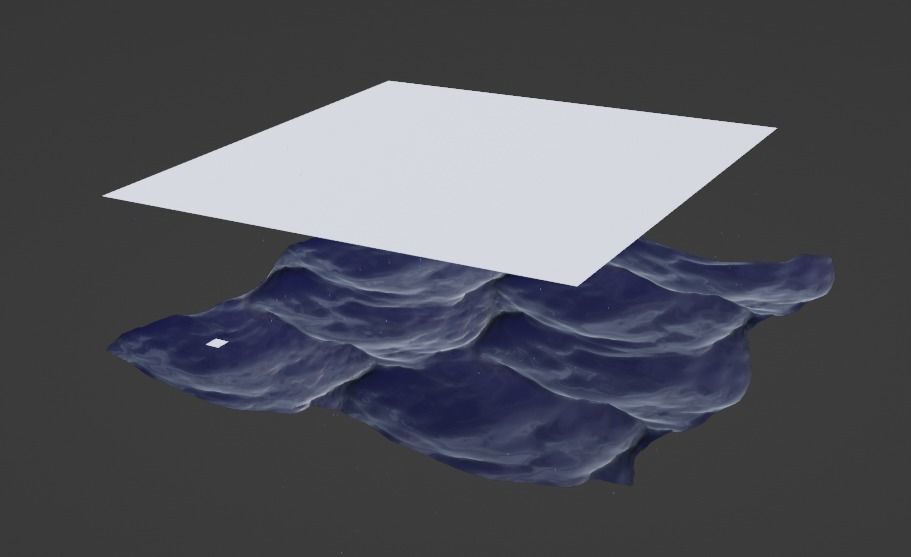 3D model Sea with realistic waves and rain VR / AR / low-poly | CGTrader