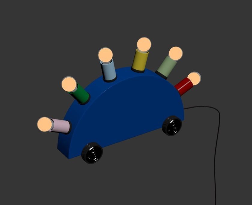 Super Lamp by Martine Bedin for Memphis Group 3D model | CGTrader