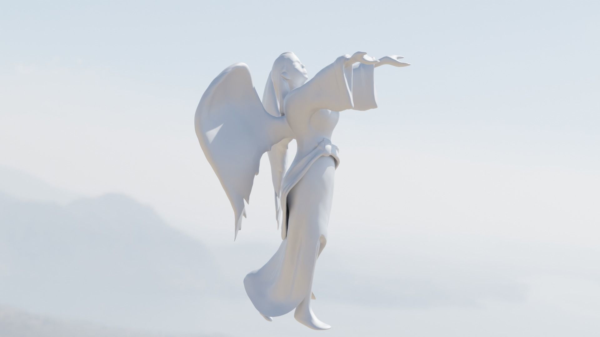 Angel Miniature 3D model 3D printable | CGTrader