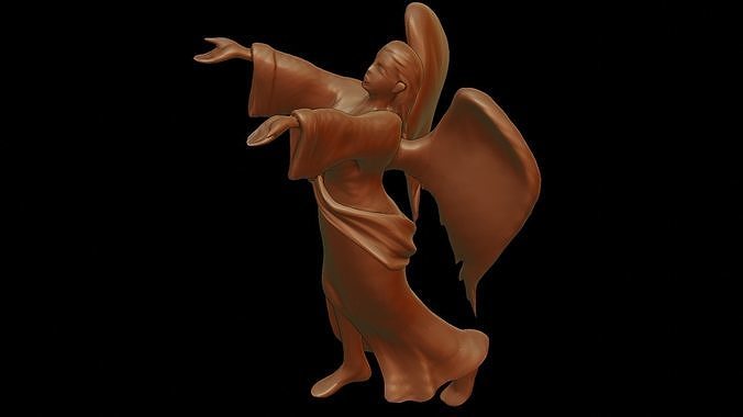 Angel Miniature 3D model 3D printable | CGTrader