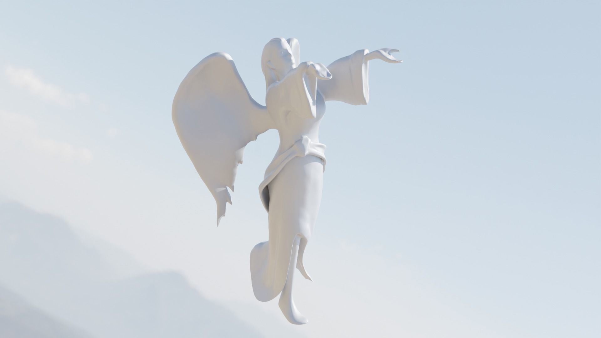 Angel Miniature 3D model 3D printable | CGTrader
