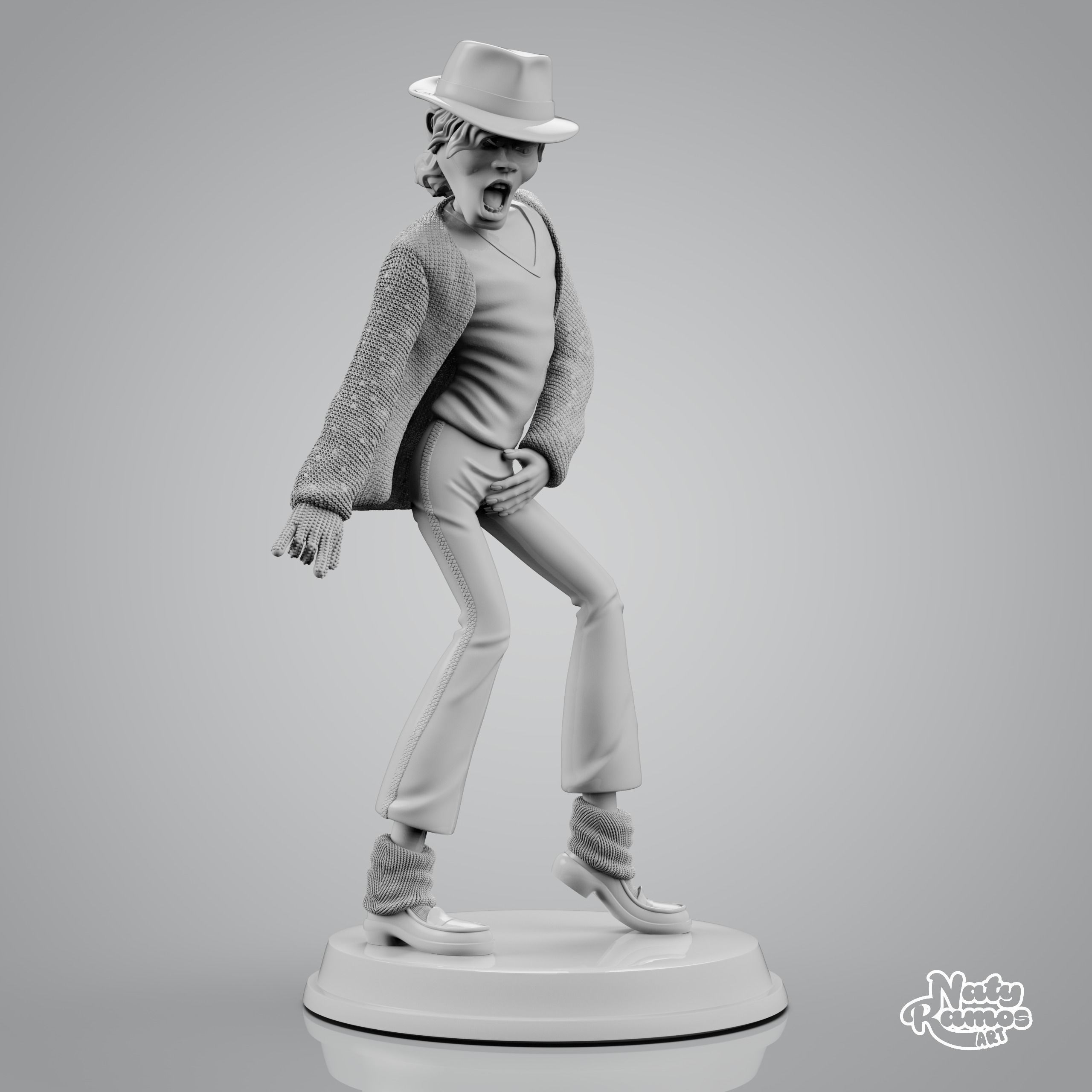 MICHAEL JACKSON 3D model 3D printable | CGTrader
