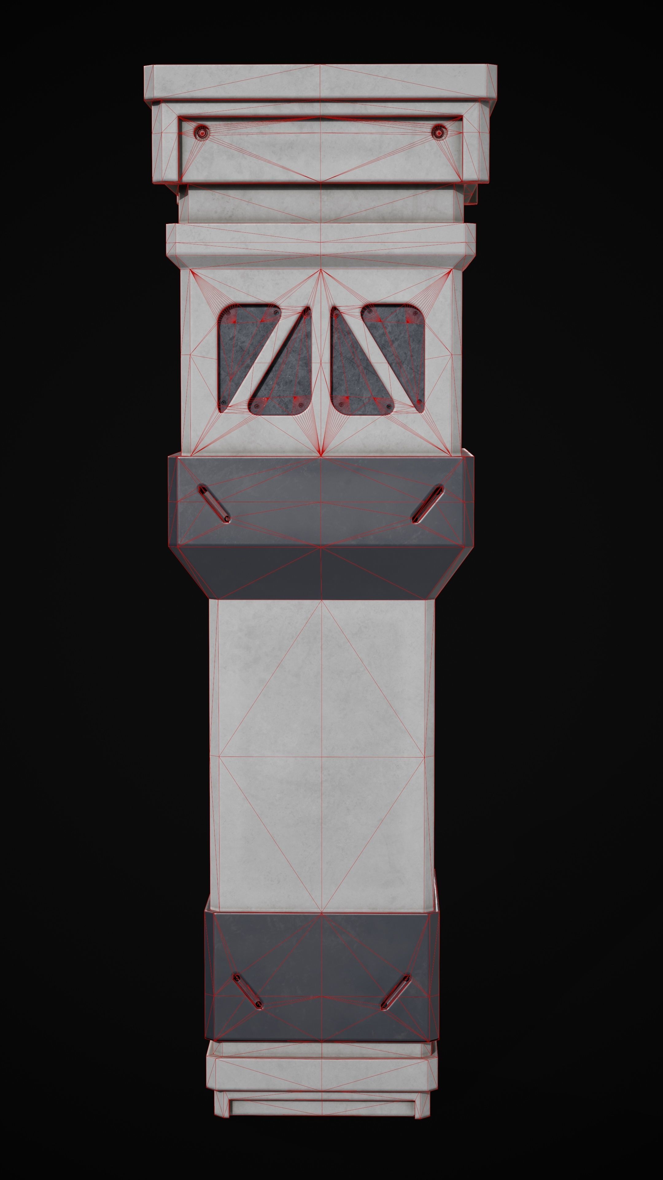 3D model Sci-Fi Pilar Low-poly 3D Model VR / AR / low-poly | CGTrader