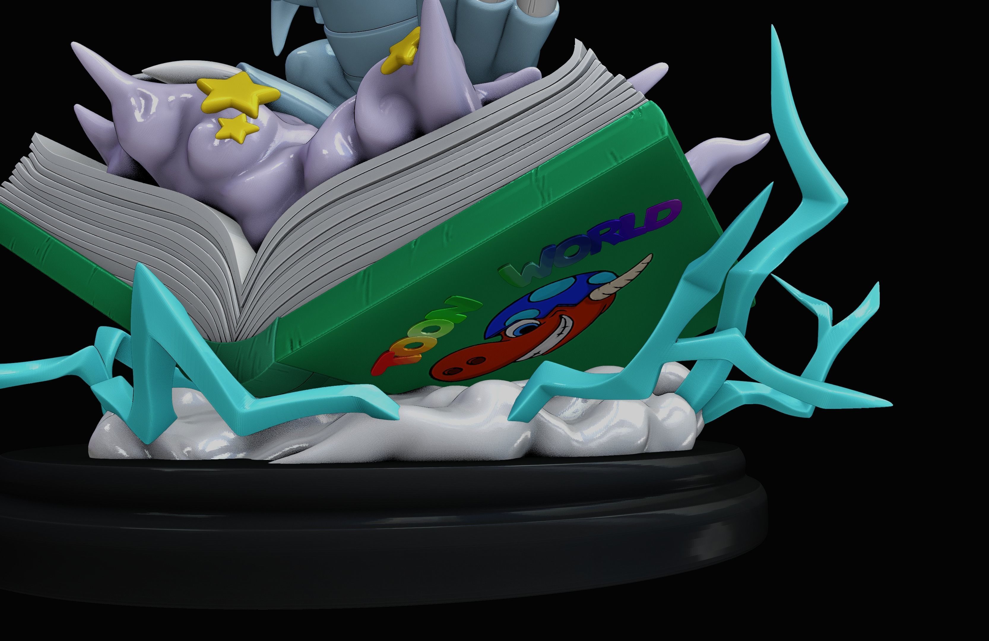 blue-eyes toon dragon figure - yugioh 3D model 3D printable | CGTrader