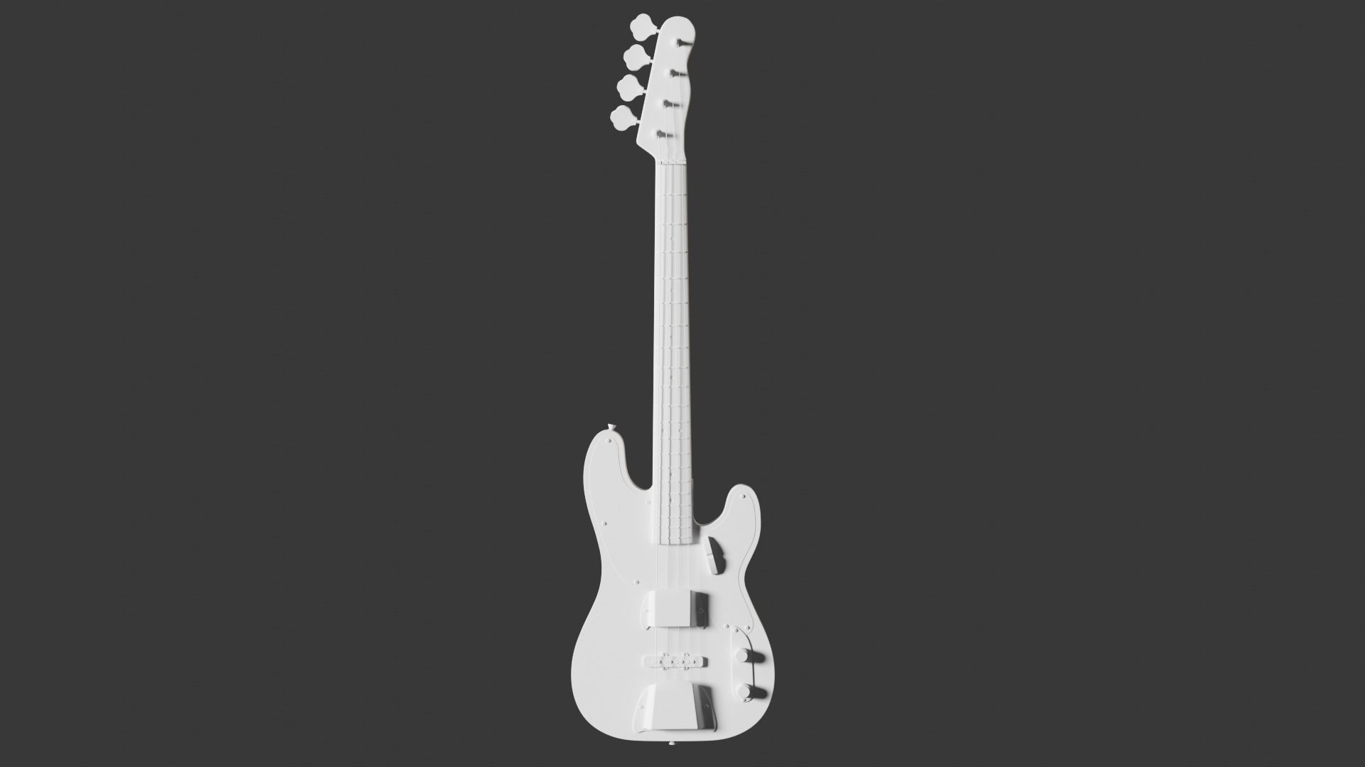 Bass Guitar 3D model | CGTrader