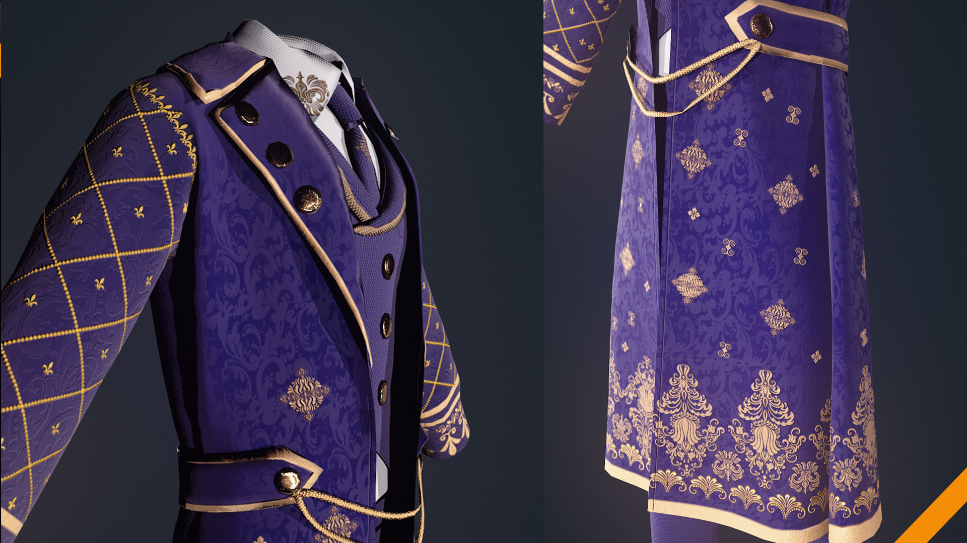 3D model Mens Suit VR / AR / low-poly | CGTrader