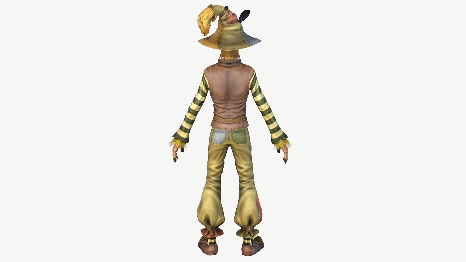 3D model Scarecrow Wizard VR / AR / low-poly | CGTrader