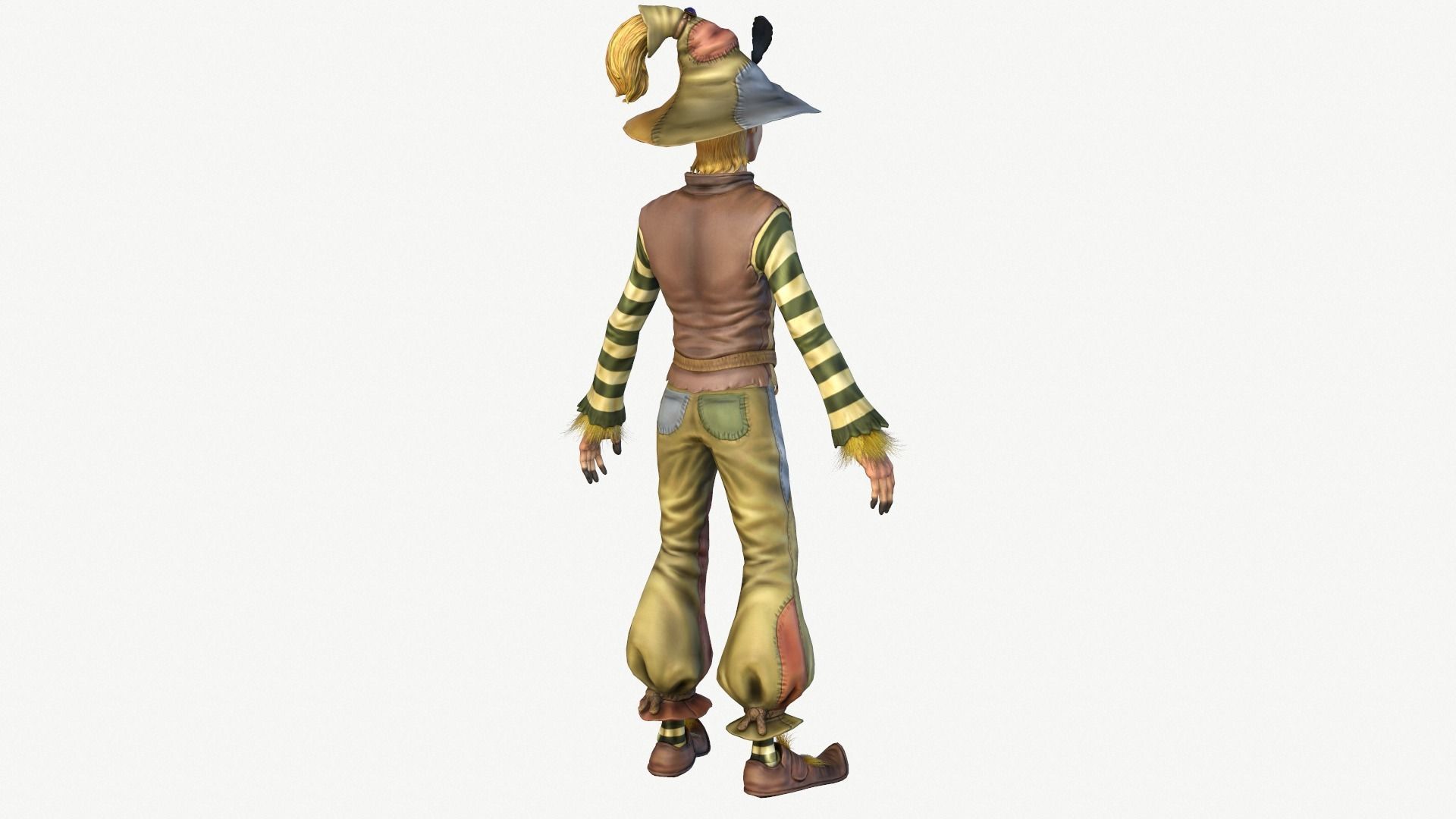 3D model Scarecrow Wizard VR / AR / low-poly | CGTrader