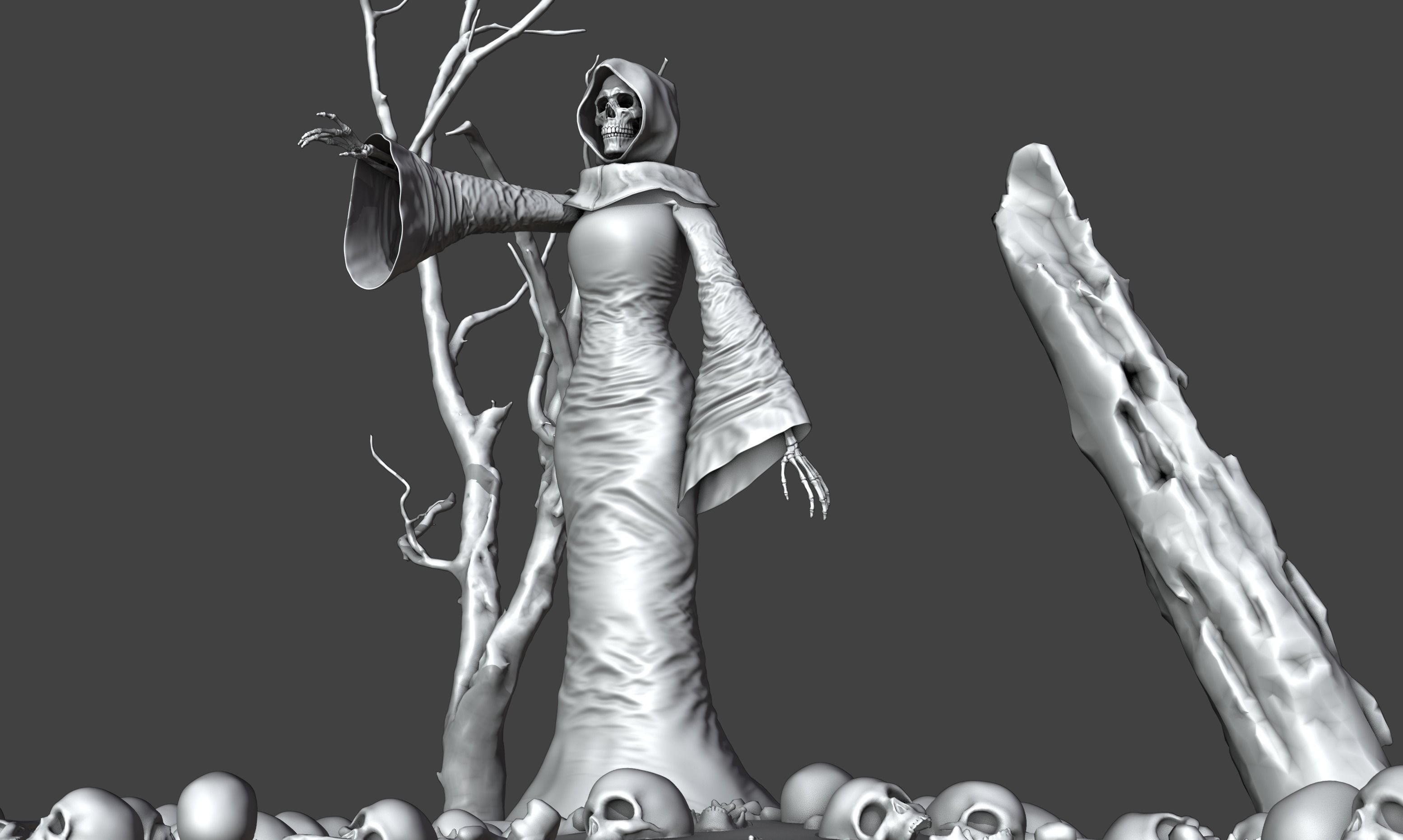 3D model Mistress Death - Marvel Cosmic Entity 3D Model VR / AR / low ...