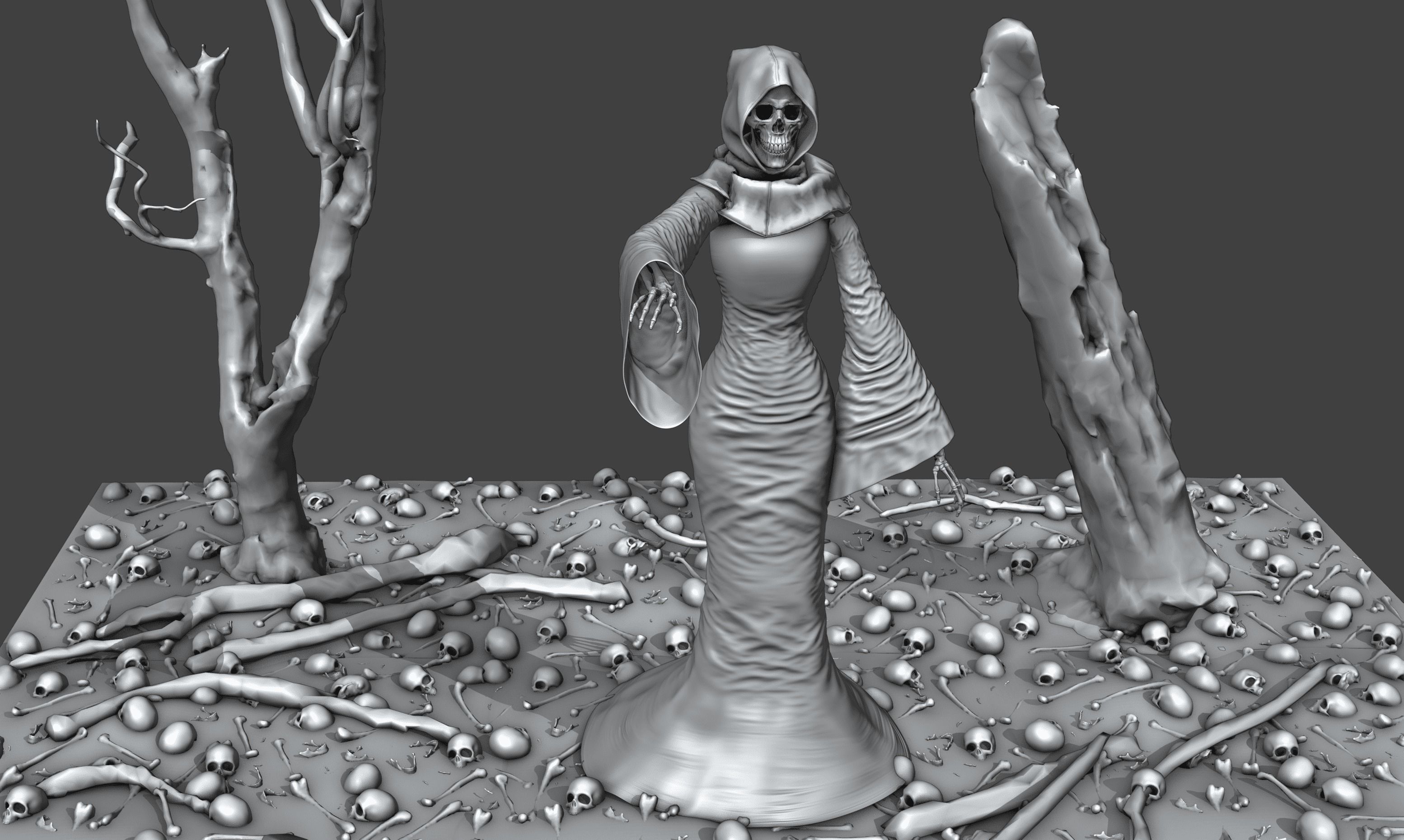 3D model Mistress Death - Marvel Cosmic Entity 3D Model VR / AR / low ...