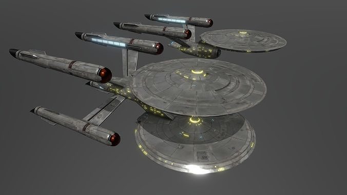 25DSC-Enterprise star trek ship 3D model | CGTrader