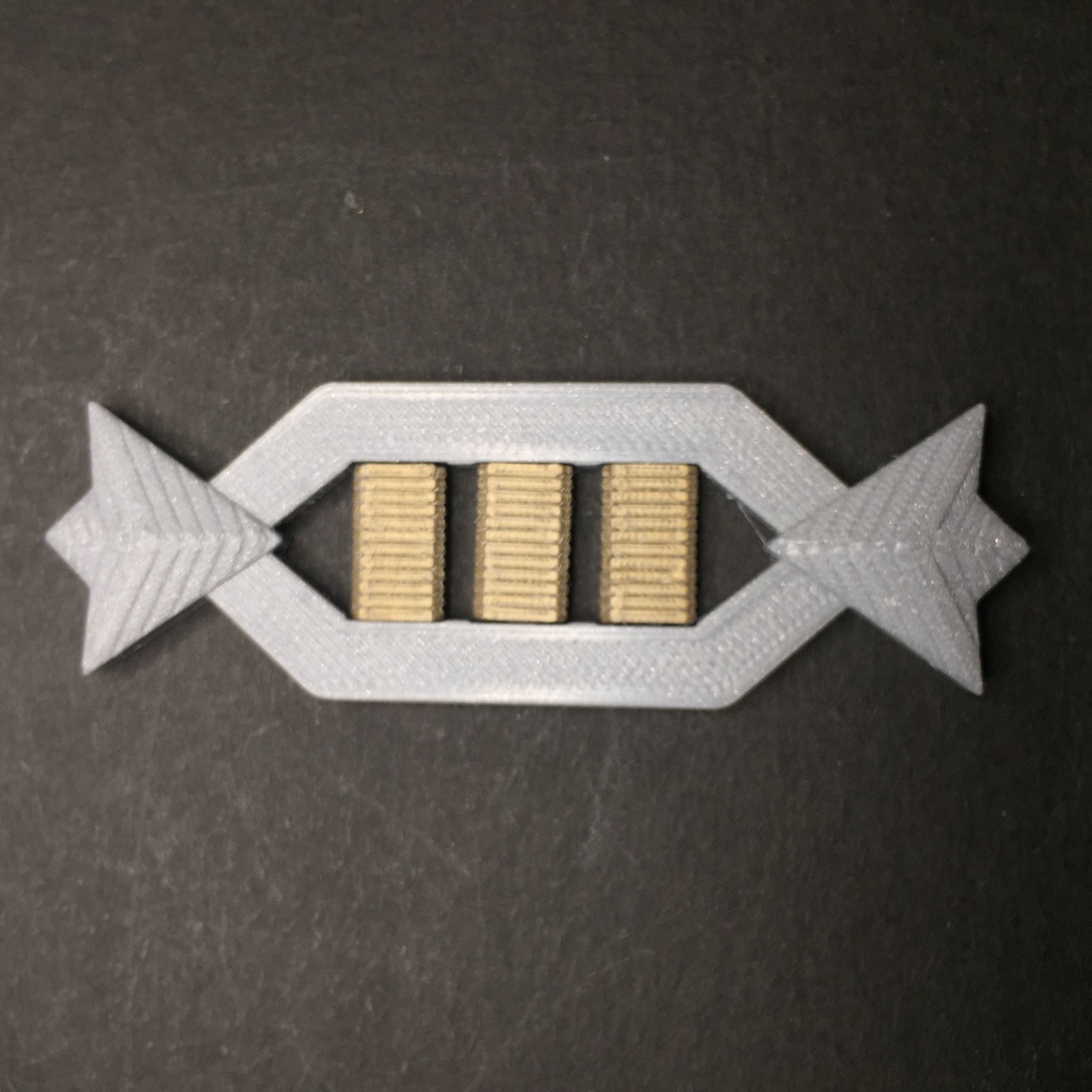 Star Trek TWoK era Line Rank Insignia 3D model 3D printable | CGTrader