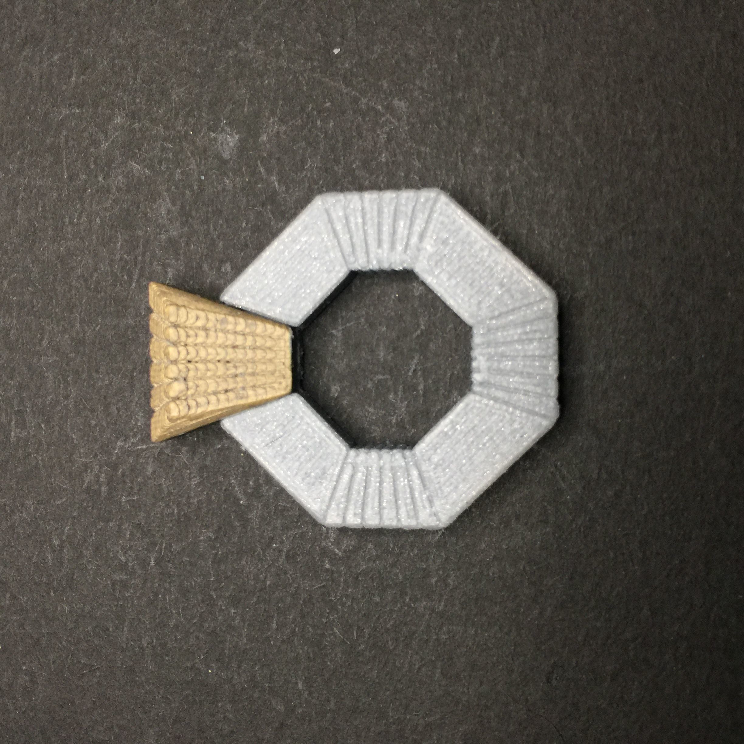 Star Trek TWoK era Non Commissioned Rank Insignia 3D model 3D printable ...