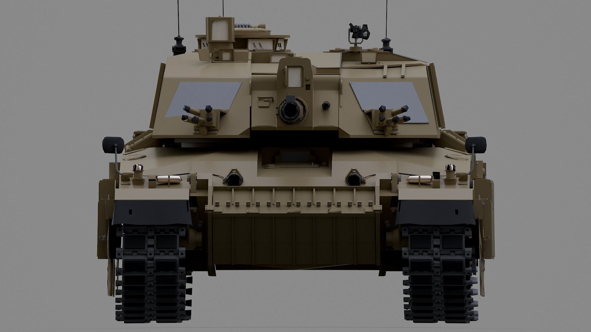 Challenger II TANK 3D model | CGTrader