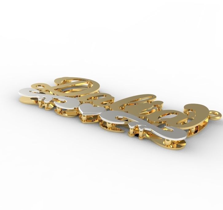 Dalia name plate 3D model 3D printable | CGTrader