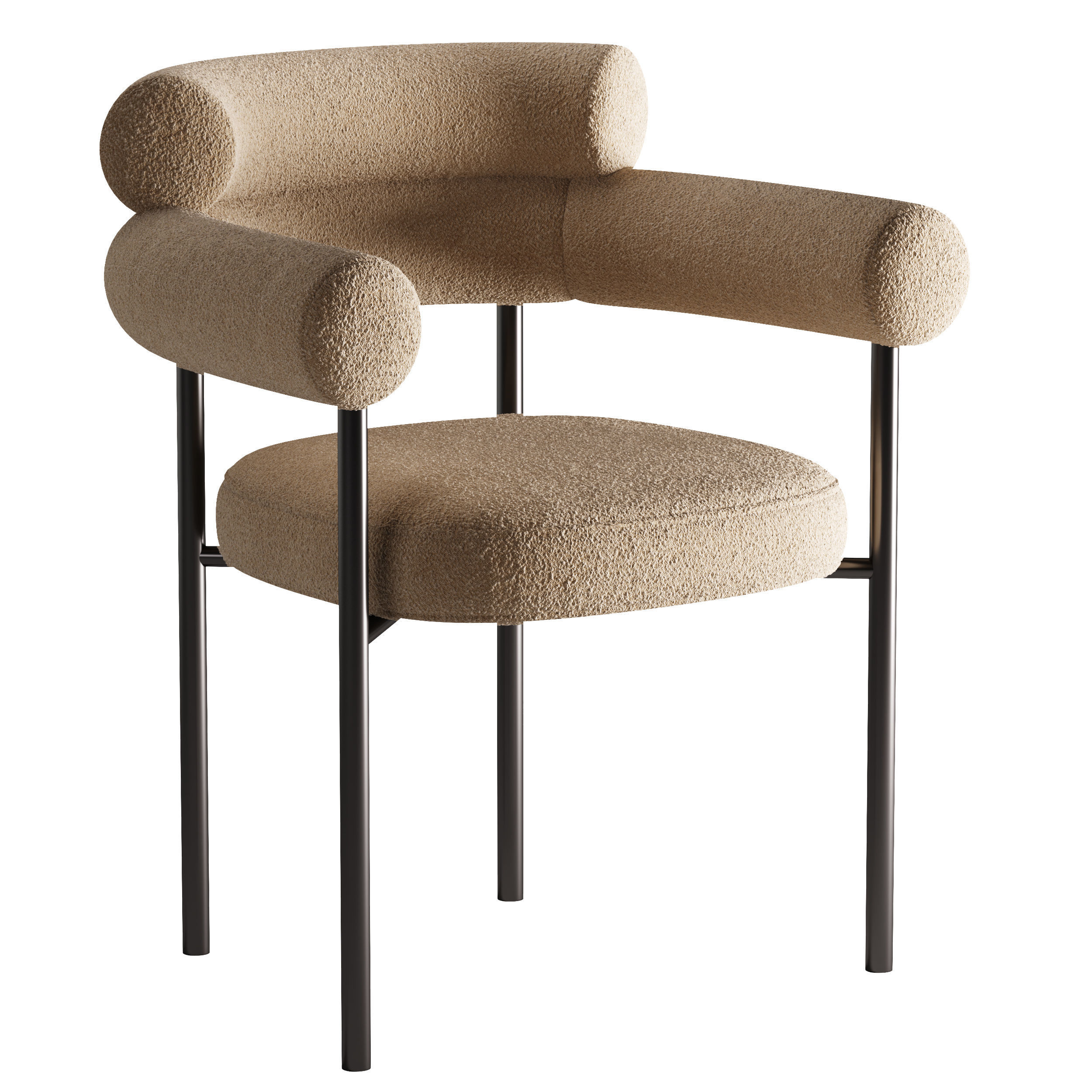 3D model NUEVO PORTIA DINING CHAIR VR / AR / low-poly | CGTrader