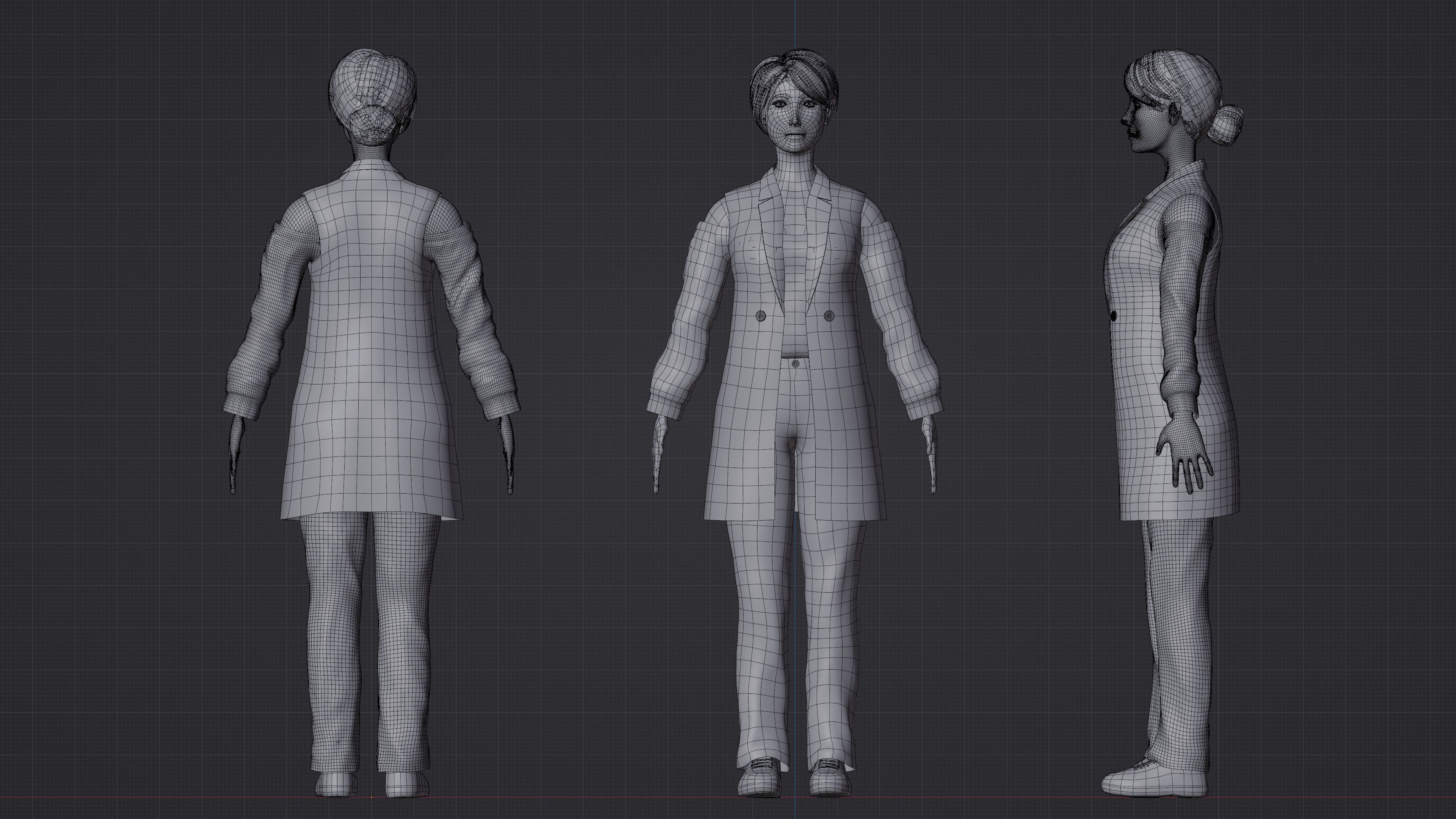 stylized character free VR / AR / low-poly 3D model rigged | CGTrader