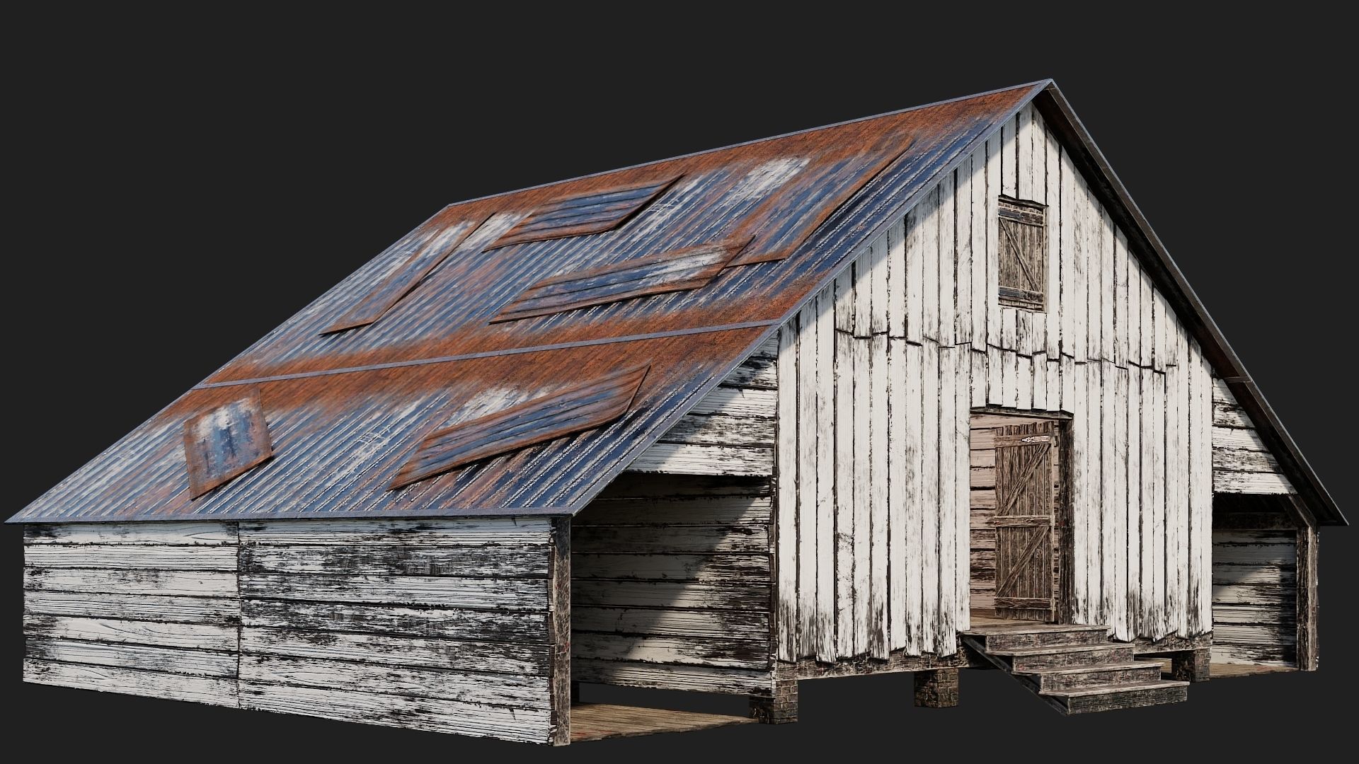3D Model Collection 1 - 40 FARM BUILDINGS PACK 4K Textures GameReady VR ...