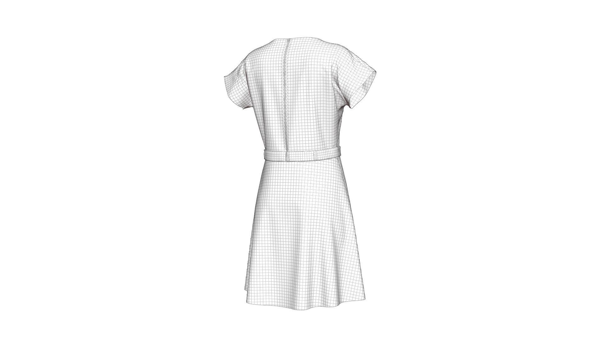 Mini 3D Dress Modern Fashion 3D model | CGTrader