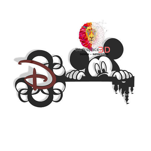 Disney Key Mickey 3D model 3D printable | CGTrader
