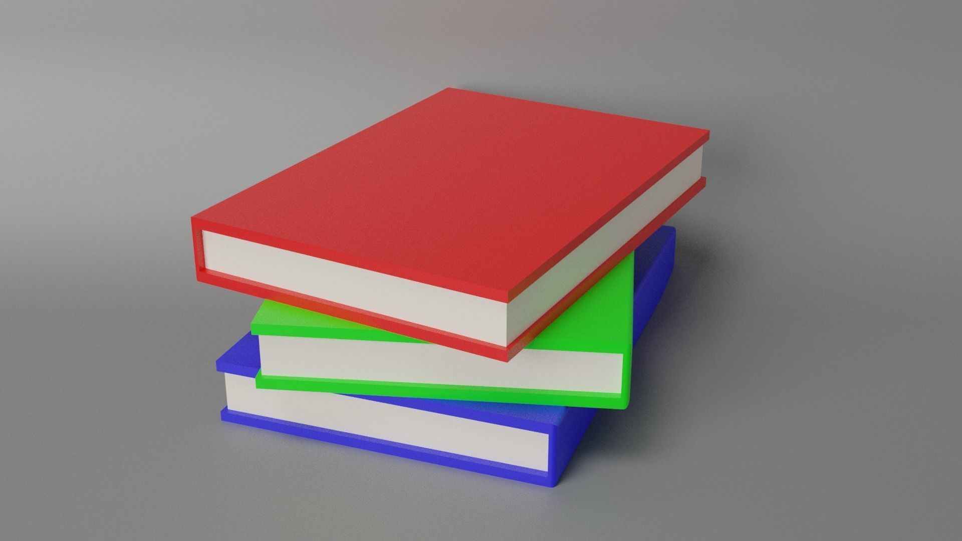3D model Cartoon Books VR / AR / low-poly | CGTrader