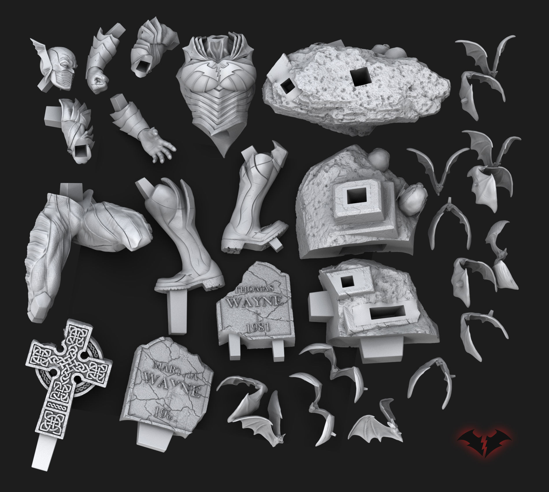 RED DEATH 3D model 3D printable | CGTrader