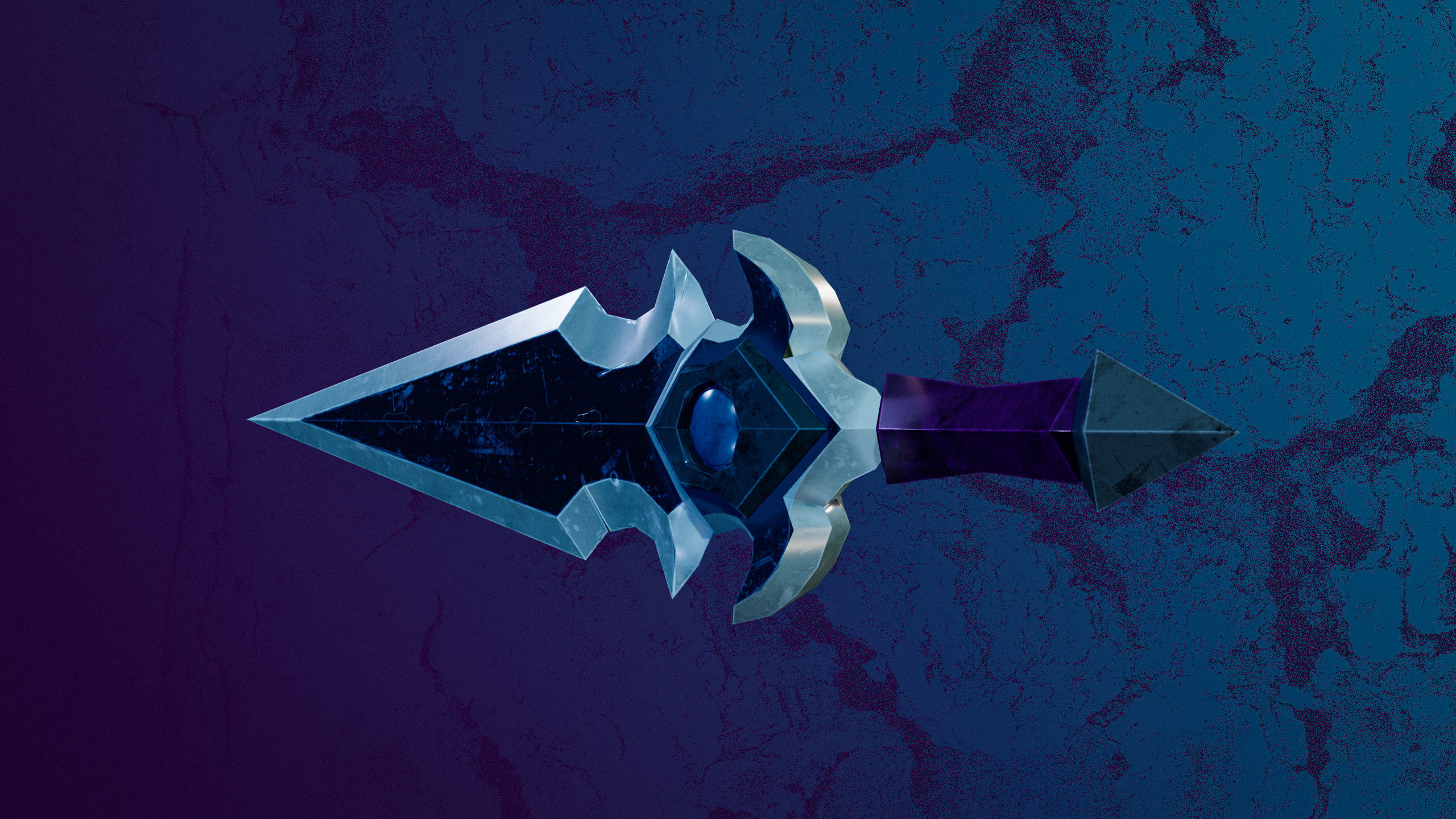 3D model Ice Crown Dagger VR / AR / low-poly | CGTrader