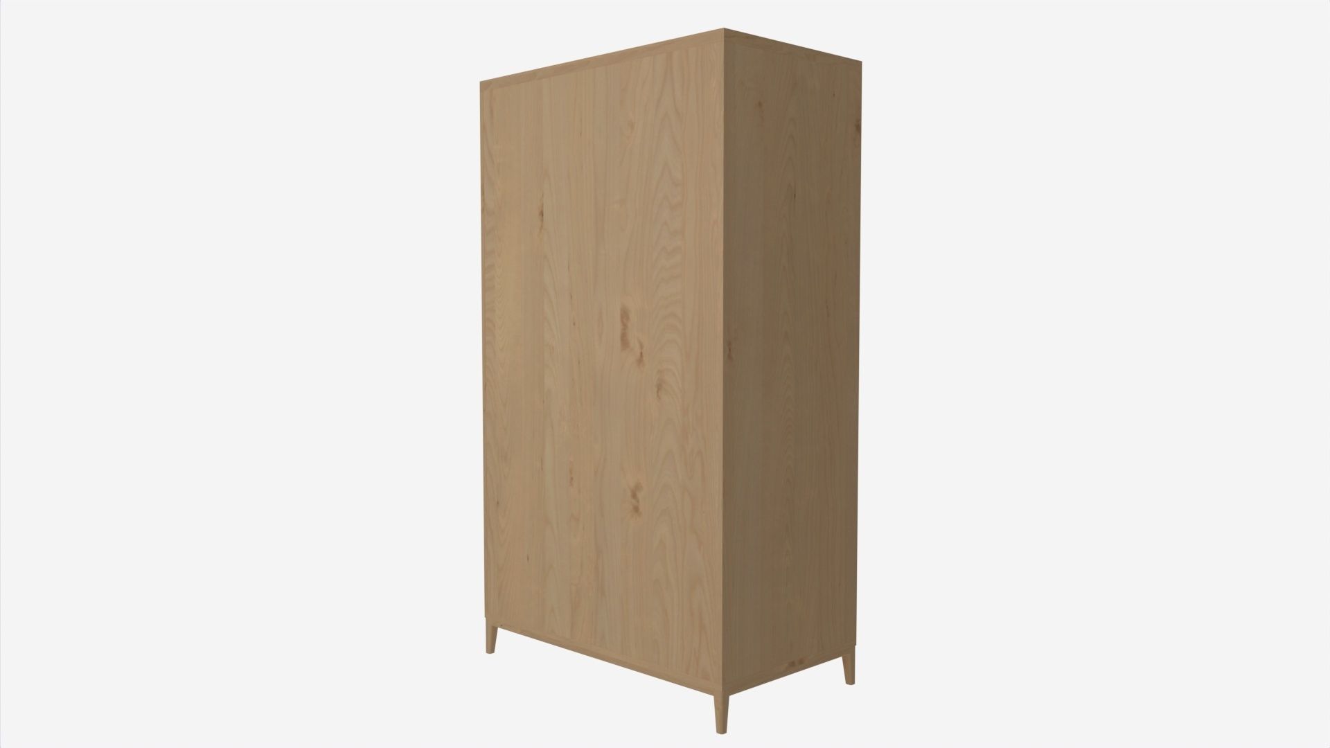 Wardrobe 2-door Ercol Salina 3D model | CGTrader