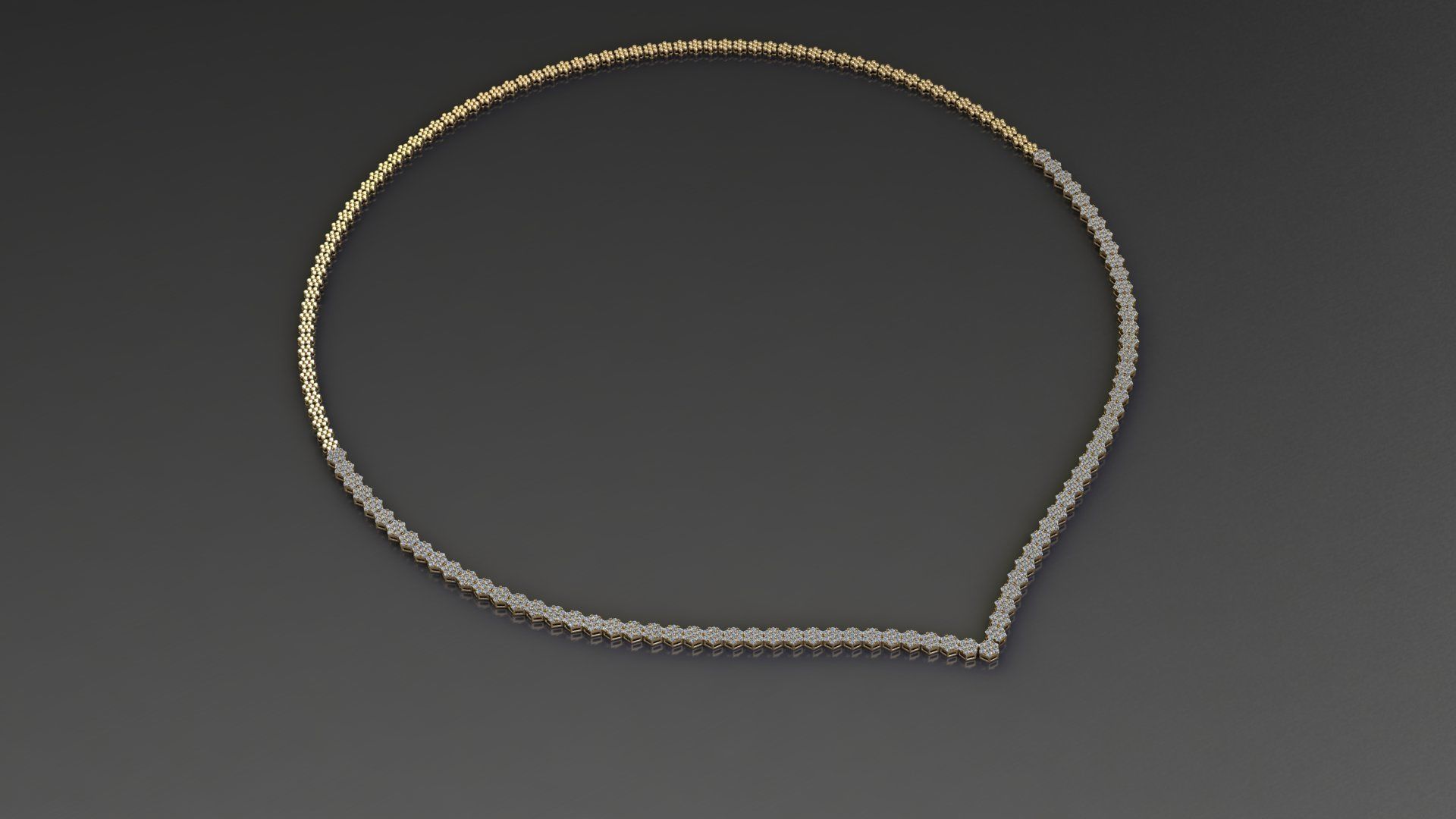 Necklace Diamond Jewelry 3D model | CGTrader