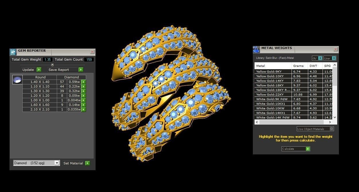 Snake Ring for women ring and cad file 3d 3D model | CGTrader