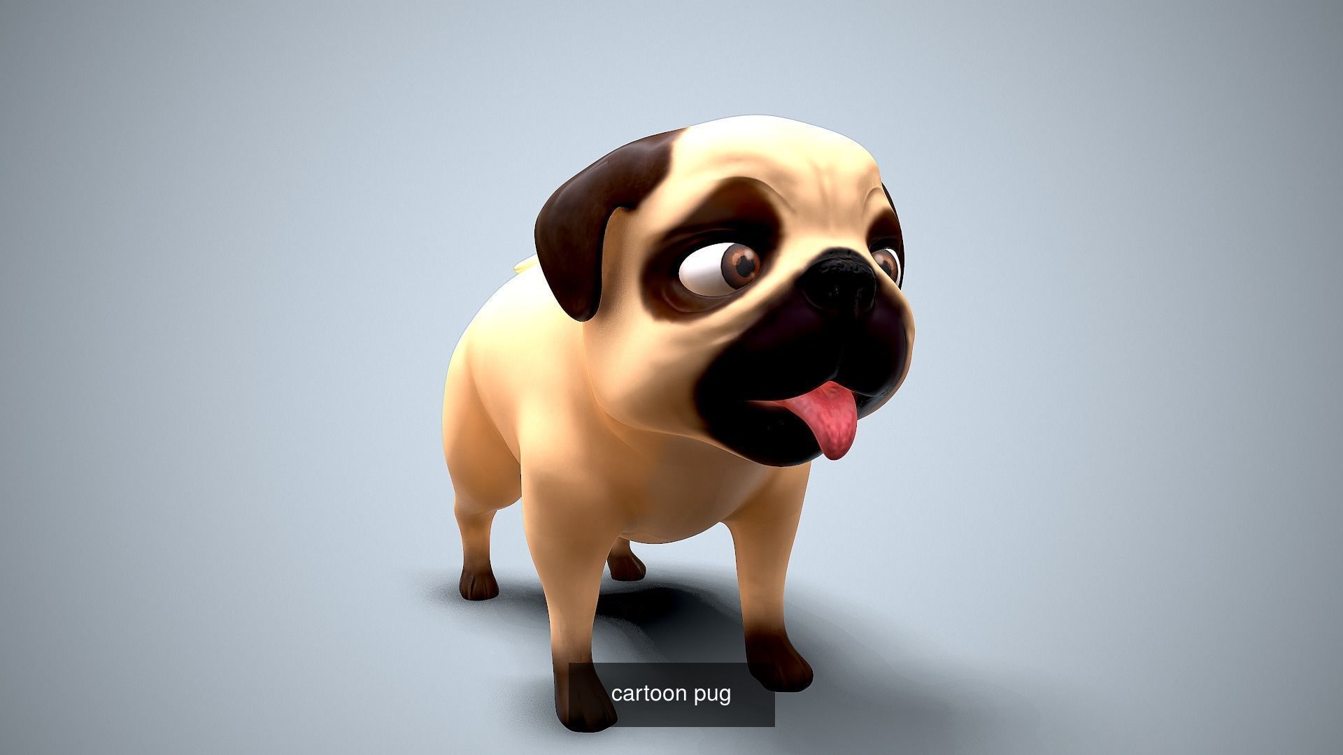 3D Model Collection Cartoon dog pack VR / AR / low-poly | CGTrader