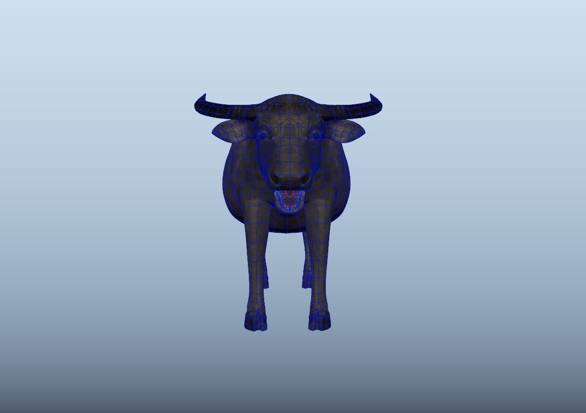 3D model Buffalo Animated VFX Grace VR / AR / low-poly | CGTrader