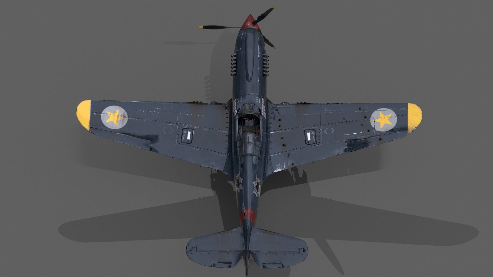 P40 WARHAWK 3D model | CGTrader